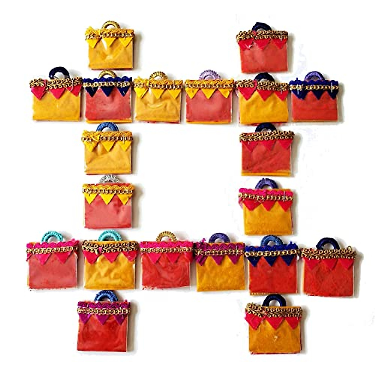 Haldi Kumkum | Set of 20 | Pasupu kumkum | Tamboolam | Pooja|Return Gift | Give Away | Made in India