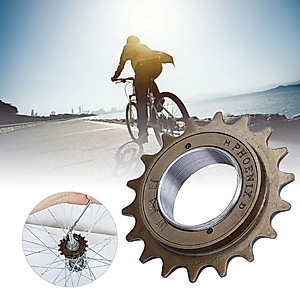 Alomejor Flywheel Sprockets Parts Spoke Chain Wheel Bike Rear Wheel Single Speed Freewheel for Mountain Road Bike
