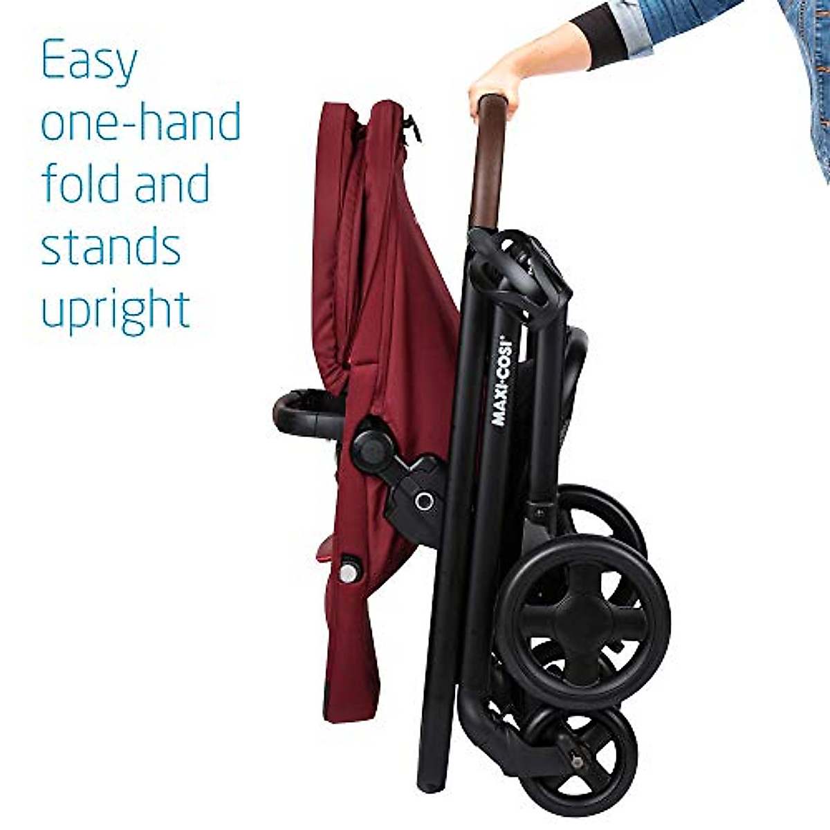 Maxi-Cosi Tayla Stroller, Modular Lightweight Stroller Seat, Parent or World Facing, Essential Red