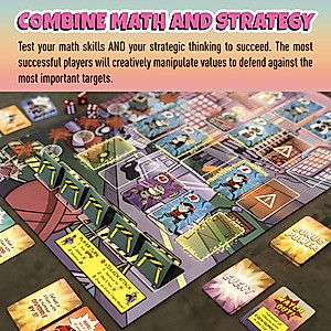 Outnumbered: Improbable Heroes Board Game - A Mensa Award Winning Superhero Math Game | Fun & Educational Game for Kids, Adults, and Families | STEM Game to Learn Multiplication & Division
