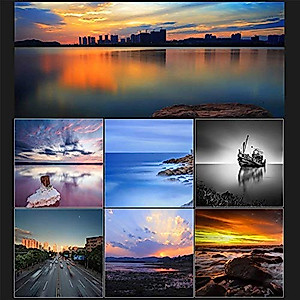 Phone Camera Lens, 37mm Clip-on ND 2-400 Cell Phone Lens Adjustable Density Filter with Phone Clip for iPhone for Samsung Android Smartphones