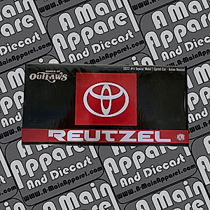 Winged Sprint Car #8 Aaron Reutzel Mobil 1" Roth Motorsports World of Outlaws (2022) 1/18 Diecast Model Car by Acme A1822015