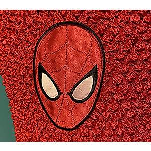 Marvel Spiderman Peter Parker Miles Morales Spider-verse Red Bodice Lined Tutu Dress Party Costume Kids Girls Baby Toddler - Ships fast and free! (Spider-man Face, Blue and Red, Medium 3T - 5Y)