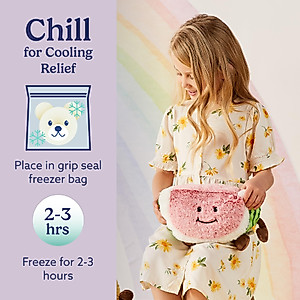 warmies Microwavable & Stuffed Animals, Watermelon - Heated Stuffed Animal Plushie for Warmth & Comfort - Cute Soft Plush Toys for Adults & Children (Boys, Girls, Babies & Toddlers)