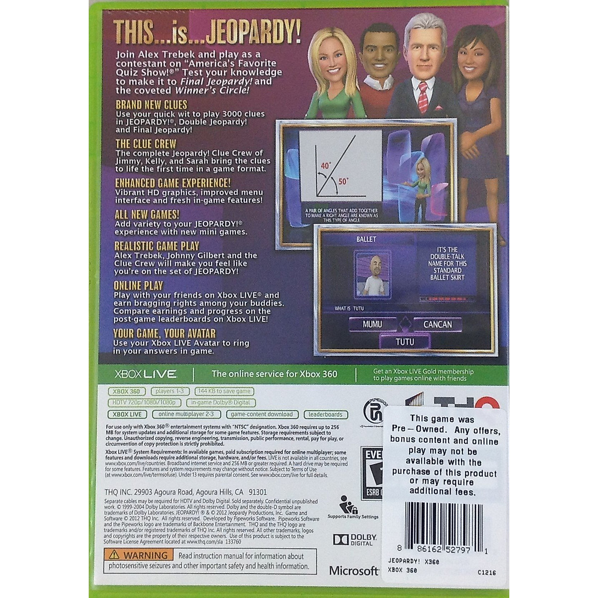 Jeopardy - Xbox 360