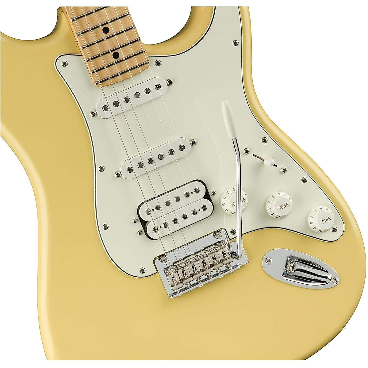 Fender Player Stratocaster HSS Electric Guitar, with 2-Year Warranty, Buttercream, Maple Fingerboard