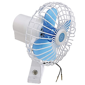 Seachoice 12V DC Oscillating Fan, 6 in, 90-Degree Oscillating Motion