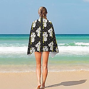 My Little Nest Bath Towels Soft Absorbent Bathroom Towel Cute Koalas Trees Quick Dry Bath Towel Large Shower Towels Lightweight Hand Towels 31" x 51"