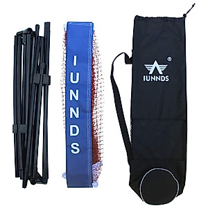 Sports God Portable Badminton Volleyball Tennis Net Set with Stand/Frame (14 ft)