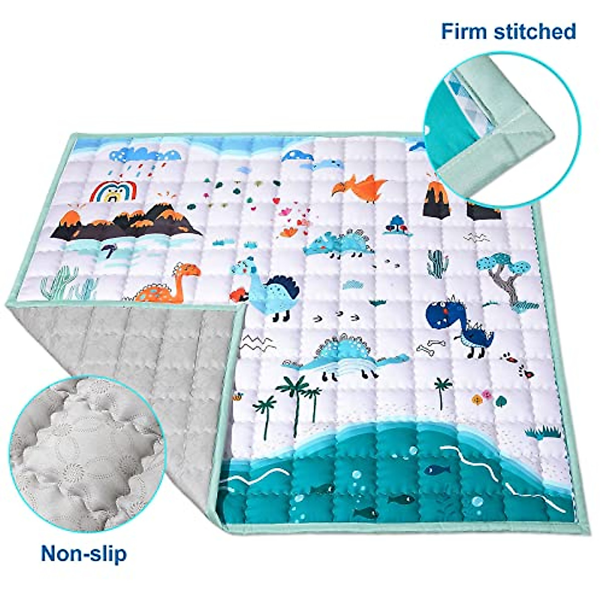 Artotok Baby Play Mat,Baby Foam Floor Play Mats,50 x 50 Baby Play Gym Babies Playmat for TODALE and LIAMST Baby Playpen