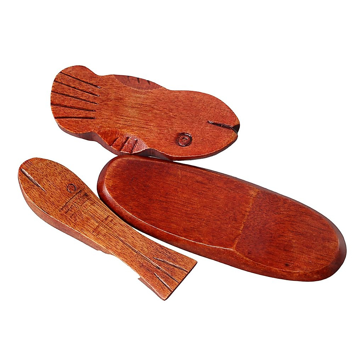 Vctitil 6Pack Handcrafted Wooden Chopsticks Holder Spoon Stand Fork and Knife Holder for Natural Premium Home Dinner Table Decor(1)