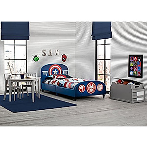 Delta Children Upholstered Twin Bed, Marvel Avengers