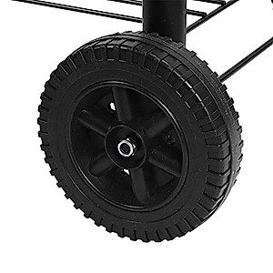 Barbecue Grill Cookers,Grill Oil Drum Charcoal Furnace,44 Inch Charcoal Grill and Offset Smoker, Portable Backyard Steel BBQ Oven with Wheels, Outdoor Patio Barbecue Cooker with Side Fire Box for Camping, Picnic, Party