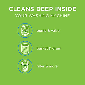 Affresh Washing Machine Cleaner, Cleans Front Load and Top Load Washers, Including HE, 6 Tablets