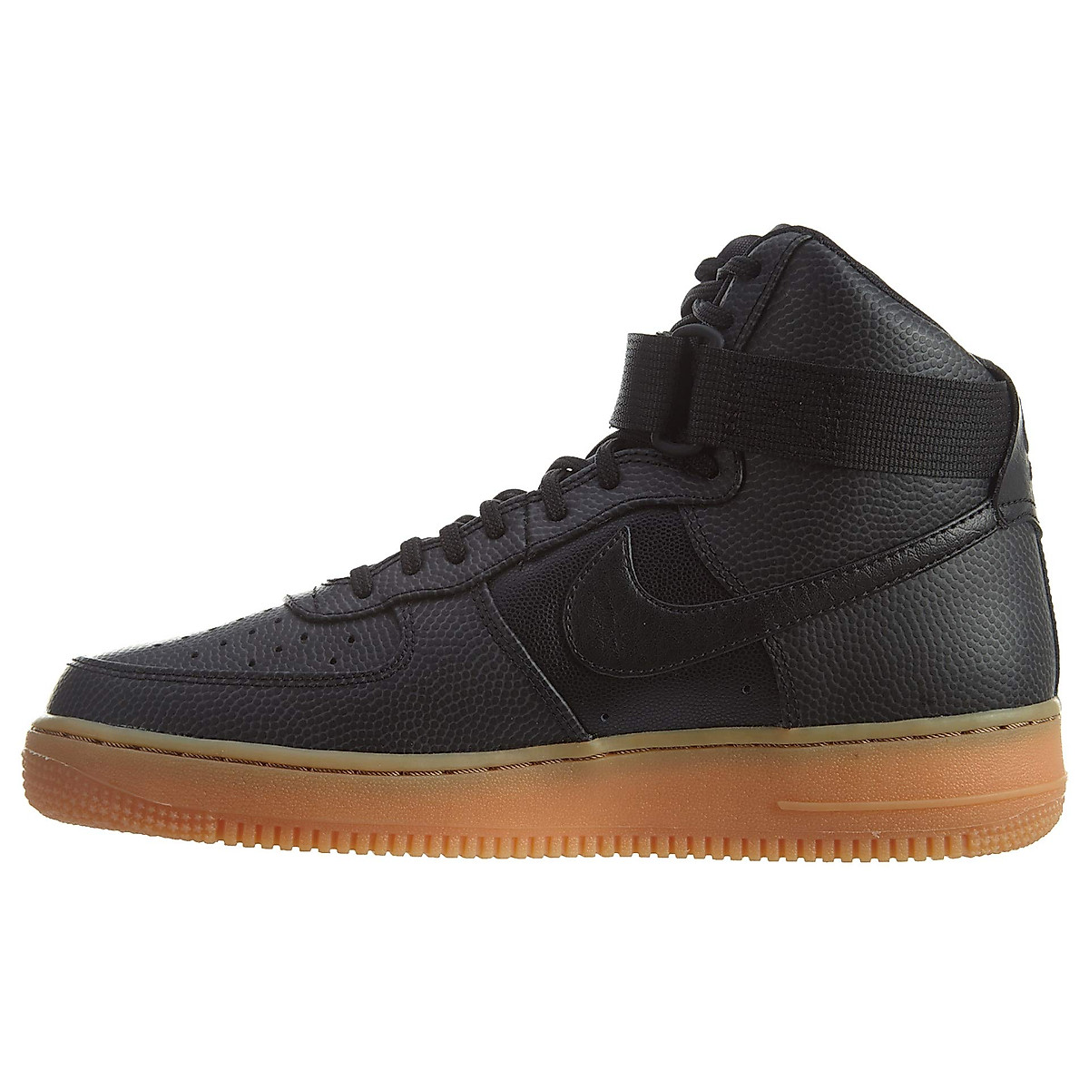 NIKE Air Force 1 Hi Women US 12 Black Basketball Shoe