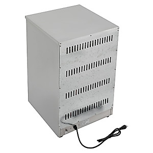 Electric Food Warmer, 5-Layer Commercial Hot Box Holding Cabinet, Countertop Stainless Steel Warming Cabinet Concession Warmer with Adjustable Temperature, for Storing Pizza, Patty, Pastry-110V, 600W