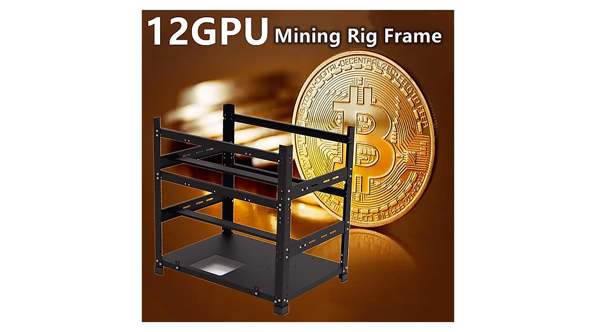 XIANXIAN 12 GPU Mining Rig Frame - Durable Open Air Design