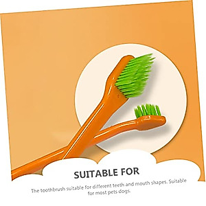 FRCOLOR 3 Sets pet Toothbrush Kitten Toothbrush toothbrushes for Dogs cat Finger Toothbrush Dog chew Brush Dog Dental Care Tool Toothbrush for Dog cat Toothbrush pp Oral Care Household