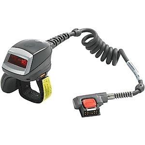 Zebra Technologies RS419-HP2000FSR Series RS419 Wearable Ring Scanner, 1D Laser, Cable to ARM Mounted Unit