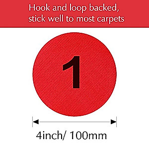 TUPARKA Spot Markers Classroom Circles Spot Markers Floor Spots Markers for Kindergarten Preschool Kids and Teachers