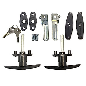 Bauer T-Handle Lock, Complete Set of Two (One Clockwise and One Counterclockwise) | Keyed K127