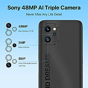 UMIDIGI F3 5G Unlocked Cell Phone, Android 12 Smartphone, 8GBRAM/128ROM NFC Android Phone, Octa-core 6.7" HD Large Screen, 48MP+16MP+5MP AI Triple Camera, 5150mAh Battery