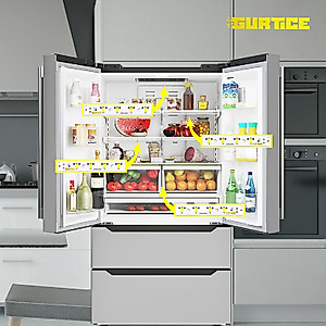 Gurtice New Upgraded 2 Pack WR55X26671 PS11767930 AP6035586 Led Light Board Compatible for GE Refrigerator Replace 4468532 EAP11767930 LED3344588