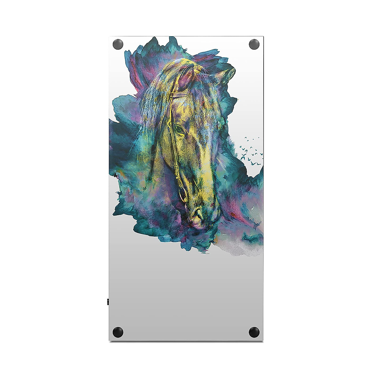 Head Case Designs Officially Licensed Riza Peker Horse Art Mix Matte Vinyl Sticker Gaming Skin Case Cover Compatible with Xbox Series X Console