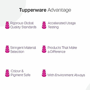 Tupperware Modular Mates Oval 2 Container Set, 1.1 Litres, 4-Pieces