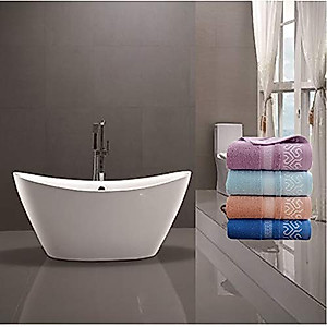 4 Pack 100% Cotton Hand Towels, Bathroom Hand Towels Set,Ultra Soft and Highly Absorbent ,Towel for Bath, Hand, Face, Gym and Spa (14x29inch) (Purple Blue Green Coffee)