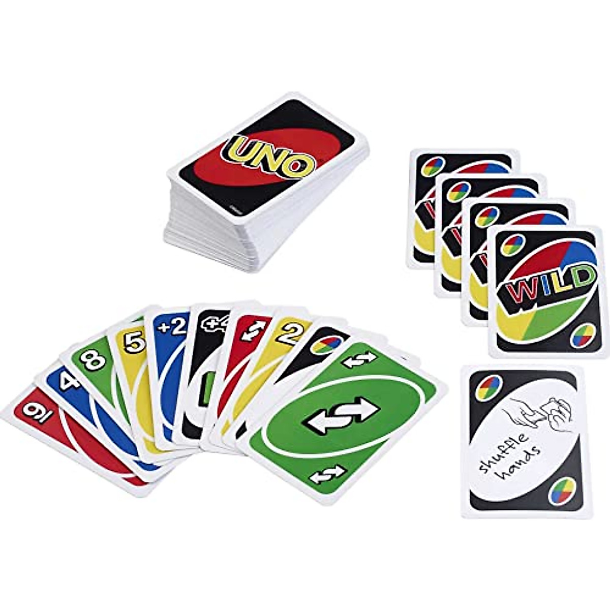 UNO Card Game, Gift for Kids and Adults, Family Game for Camping and Travel in Storage Tin Box [Amazon Exclusive]
