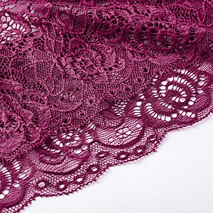 Women Bra,JFLYOU Sale Ladies Plus Size Vest Crop Wireless Bra Lingerie Sexy Lingerie Underwear Camisole(Wine,XX-Large)