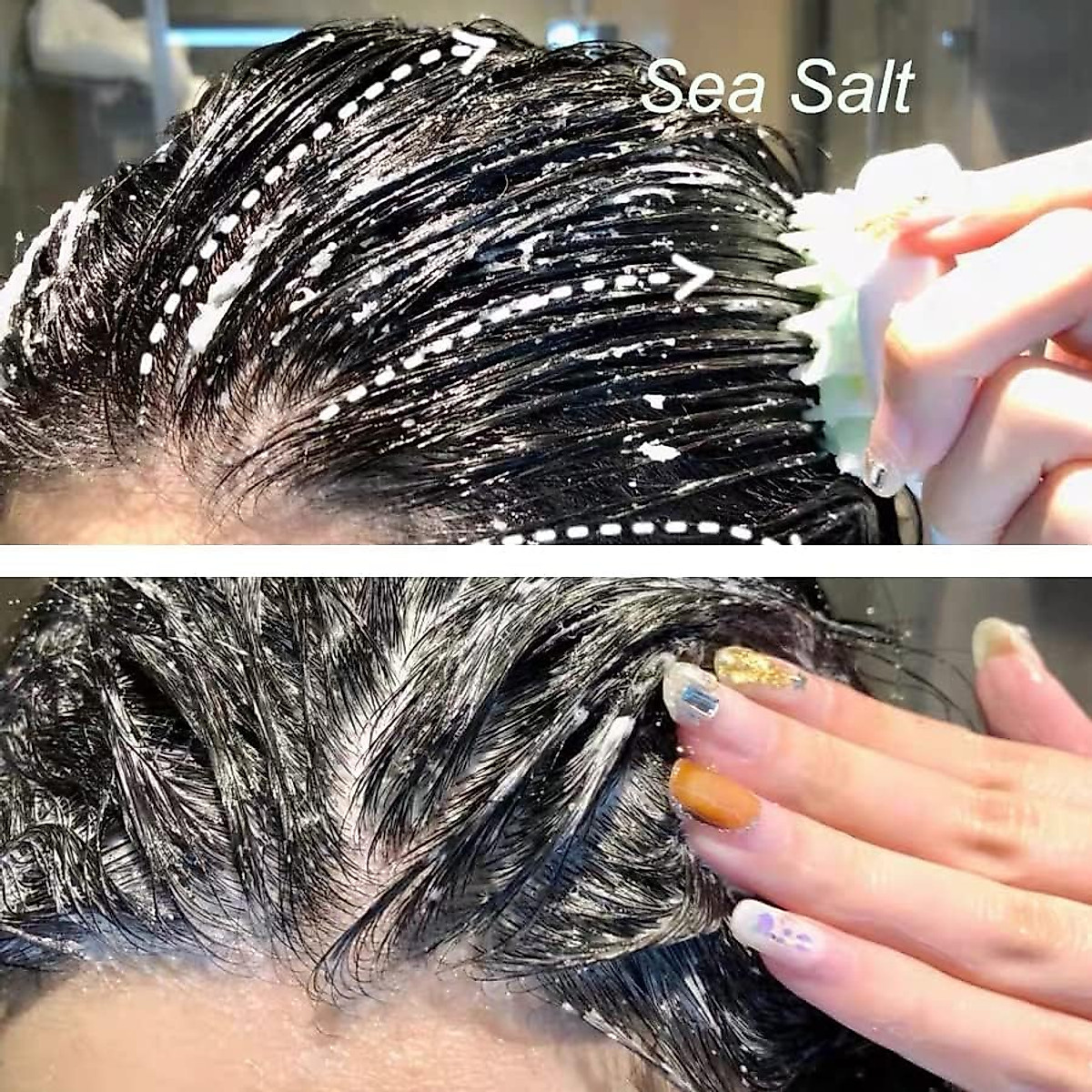 Inspired CL Spes Scalp Cleansing And Hair Puffy Sea Salt Cream Shampoo, Scalp Purifying Oil Control And Cleansing Hair Care, 250g