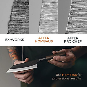 Rolling Knife Sharpener - Knife Sharpening Kit with Diamond and Corundum Discs for Steel of Any Hardness, 15 and 20 Degrees Magnetic Angle Base for Kitchen Knives, Chef Knife Set, Scissors