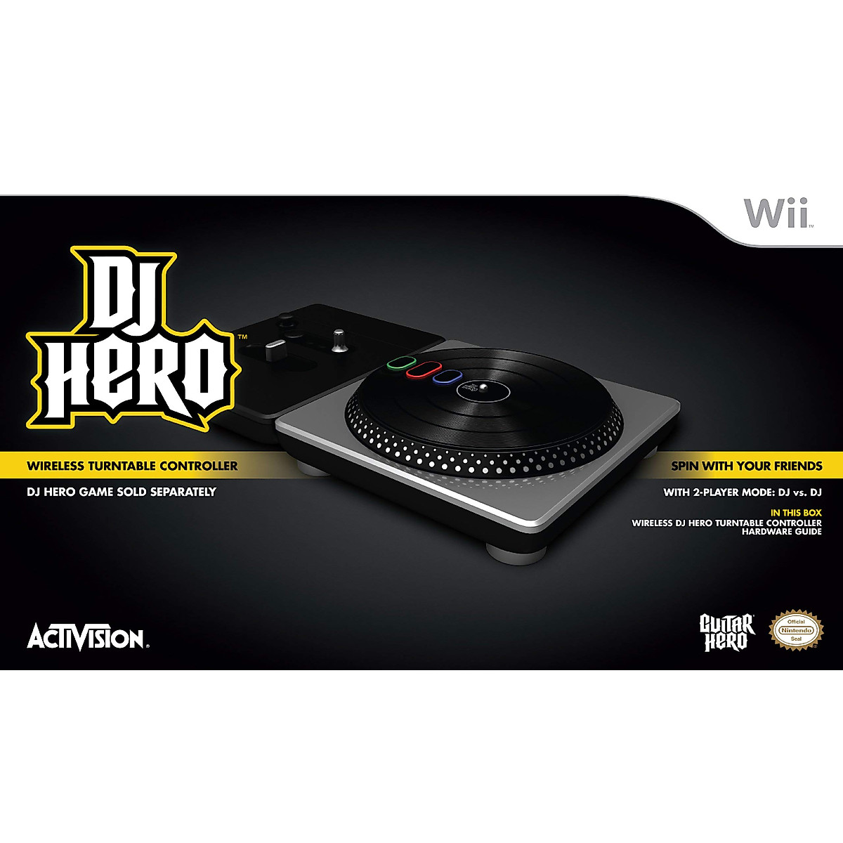 Activision DJ Hero Stand-Alone Turntable - Nintendo Wii (Renewed)