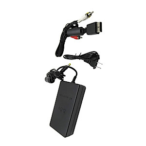 Power Cord Slim AC Adapter Charger Supply with AV Cable for Sony PS2 Playstation