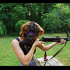 Fnova 34dB NRR Ear Protection for Shooting, Safety Ear Muffs Defenders