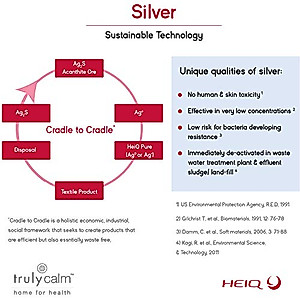 TRULY CALM HOME FOR HEALTH Antimicrobial White King 3 Piece Duvet Set