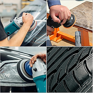 100PCS 5 Inch Sanding Discs 40 60 80 100 120 Rough Sanding Discs Loop 8 Holes Mount by Hook and Loop Sandpaper Orbital Sander(SD001)