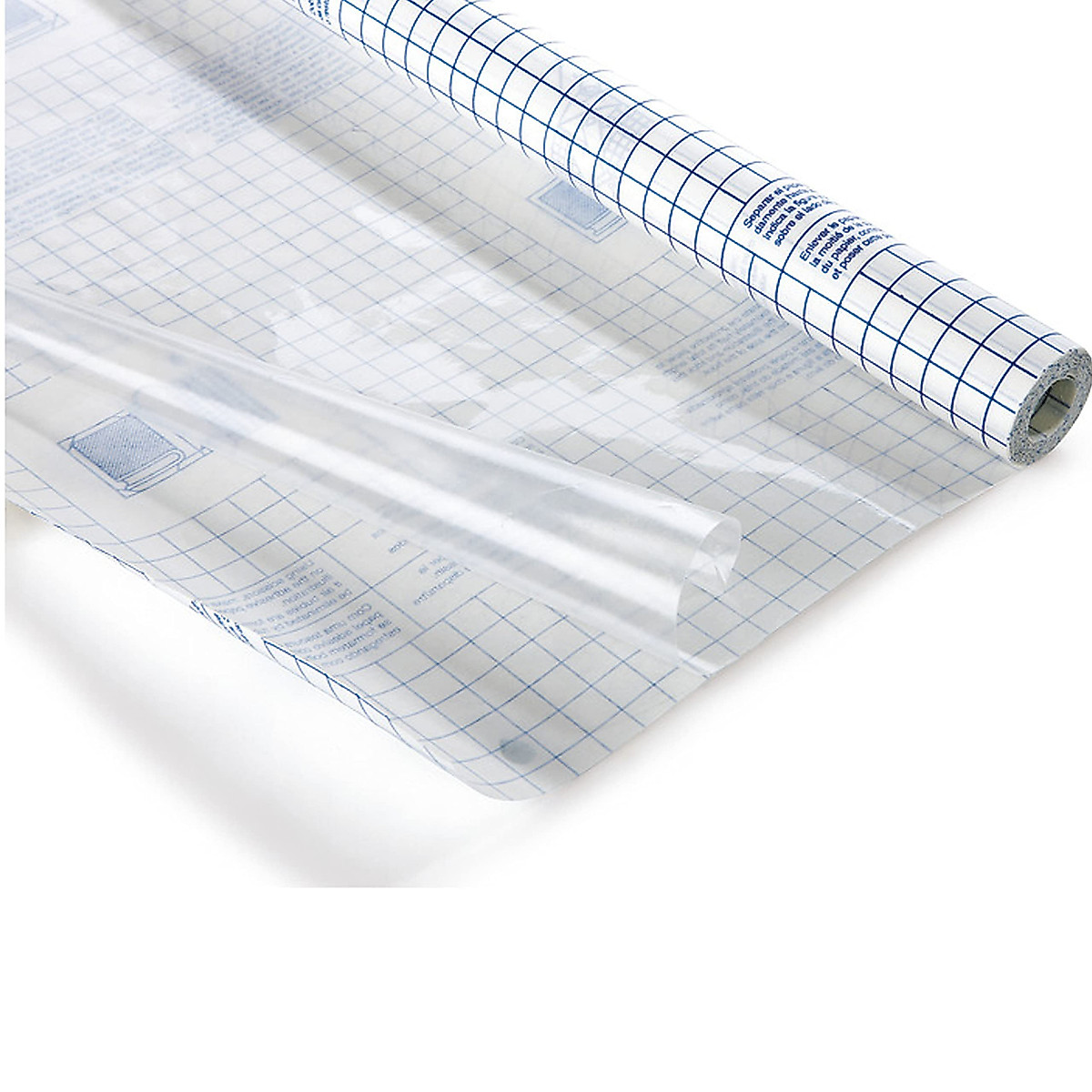 2 Rolls Clear Cover Transparent Matte Covering Self Adhesive Peel Stick Film 5FT Liner Laminating Surfaces Cover Shelf Drawer Liner 13.5"x5ft Each Contact Paper Book Document Laminate DIY Surface Easy