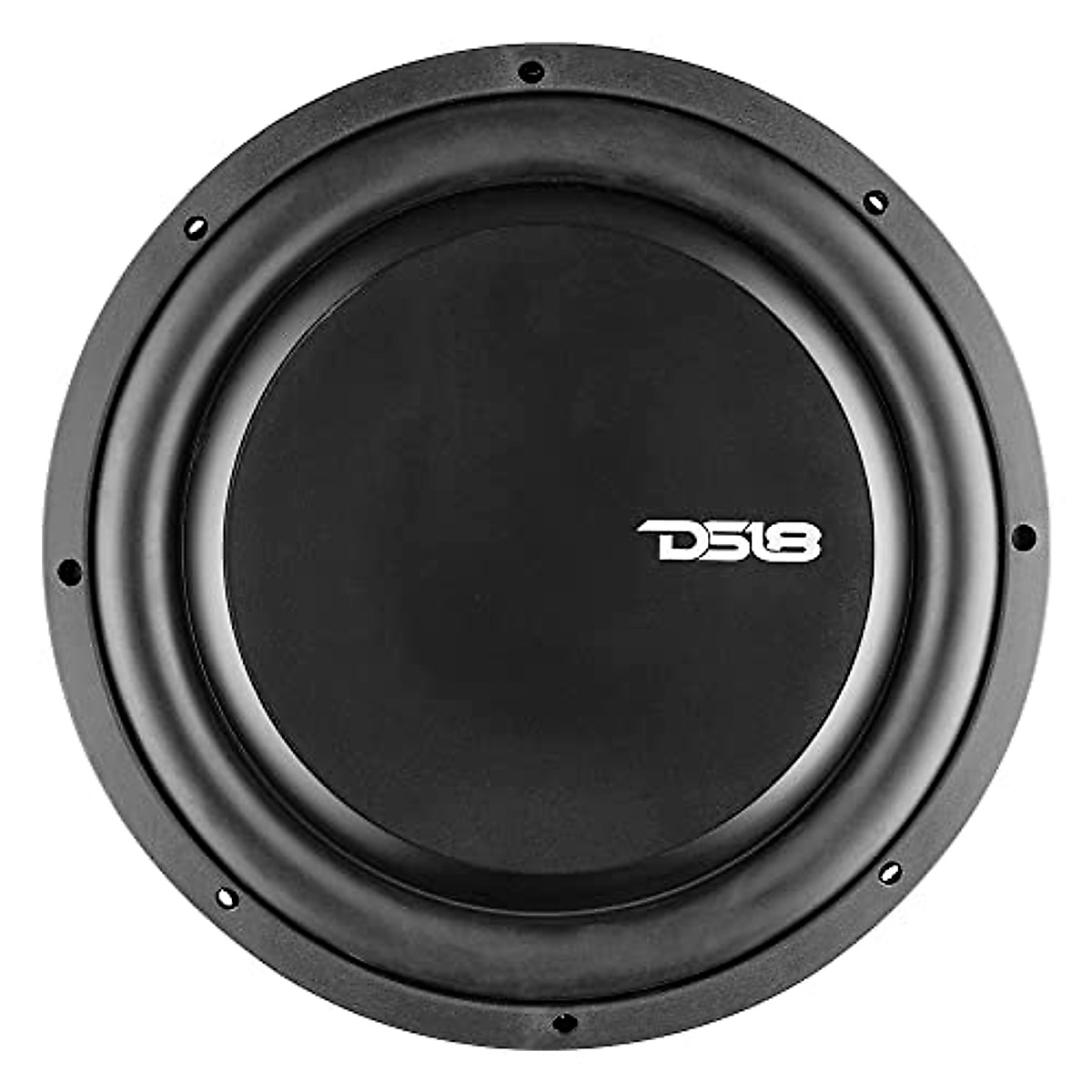 DS18 PSW12.4S 12" Shallow Mount Subwoofer 1200 Watts Max Power 600 Watts RMS Single Voice Coil 4 OHMS Water Resistant - Best Sub for Tight Spaces in Car & Trucks - 1 Speaker