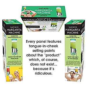 Prank Gift Box "Shower Margarita Machine" - Perfect Gag Gift and Funny White Elephant Idea