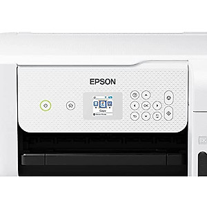 Epson EcoTank ET-2803 Wireless All-in-One Printer/Copier/Scanner, Cartridge-Free Supertank, Mobile & Voice-Activated Printing, XPI USB Printer Cable