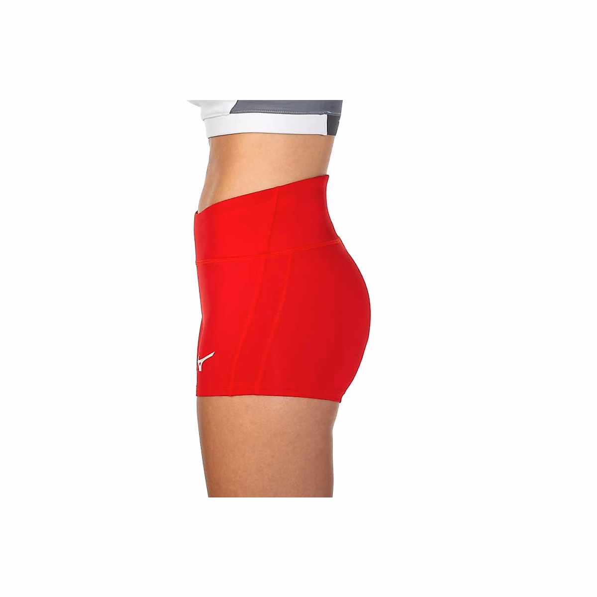 Mizuno Women's Apex 2.5" Inseam Volleyball Short, Red, Medium