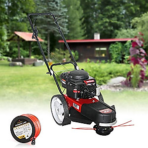 A ANLEOLIFE 3-Pound Commercial Square .155-Inch-by-280-ft String Trimmer Line in Spool,with Bonus Line Cutter, Orange