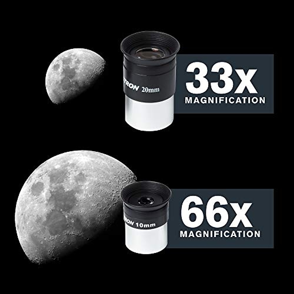 Celestron - AstroMaster 102AZ Refractor Telescope - Refractor Telescope for Beginners - Fully-Coated Glass Optics - Adjustable-Height Tripod - BONUS Astronomy Software Package