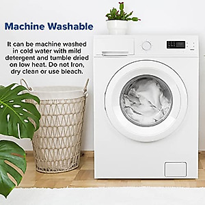 Flash Furniture Capri Comfortable Sleep Premium Fitted Waterproof, Vinyl Free Mattress Protector - Comfortable, Breathable, Quiet, Quilted Fabric Protection - Twin White