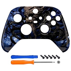 eXtremeRate Glow in Dark Shell for Xbox Series X & S Controller - Revitalize Your Controller - The Awakening of The Earth Lord Front Housing Cover for Xbox Core Controller [Control NOT Included]