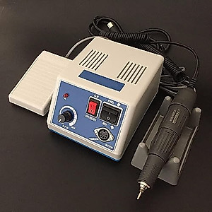 Finlon 35K RPM Micromotor Polisher Micro Motor Handpiece Polishing Handpiece Electric Micromotor Polishing Machine (A-90) For Lab,Jewelry,Ceramics,Silicone,Glasswork,Woodcarving, Artware