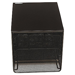 Safco 3275Bl 3 Drawer Hospitality Organizer 7 Compartments 11 1/2W X 8 1/4D X 8 1/4H Bk